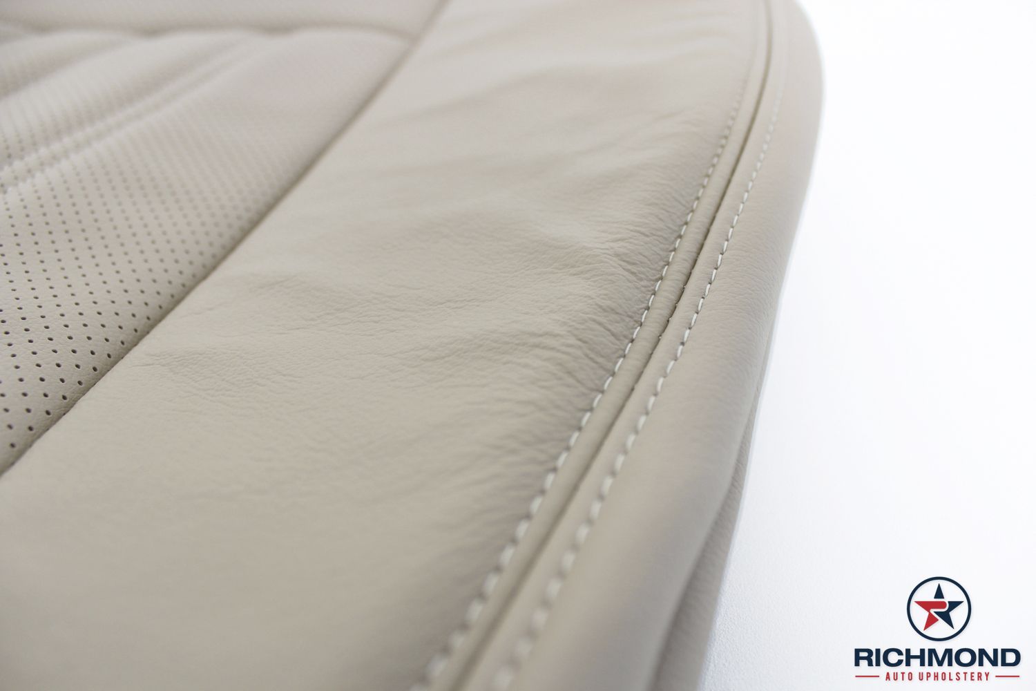 03-04 Aviator -DRIVER Side Bottom PERFORATED Replacement LEATHER Seat ...