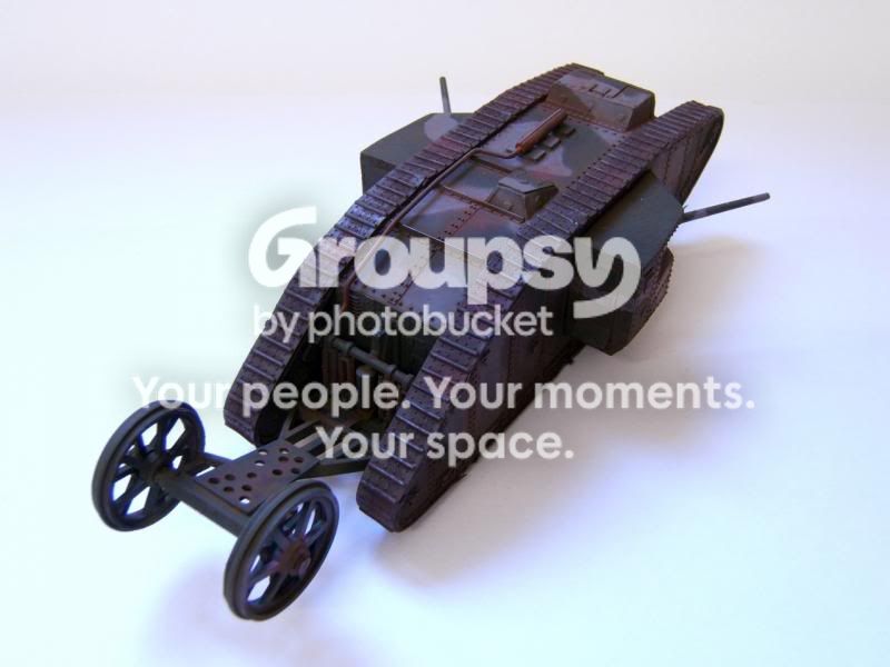 Airfix 1/76th WW1 Mk1 Male Tank - Ready for Inspection - Armour ...